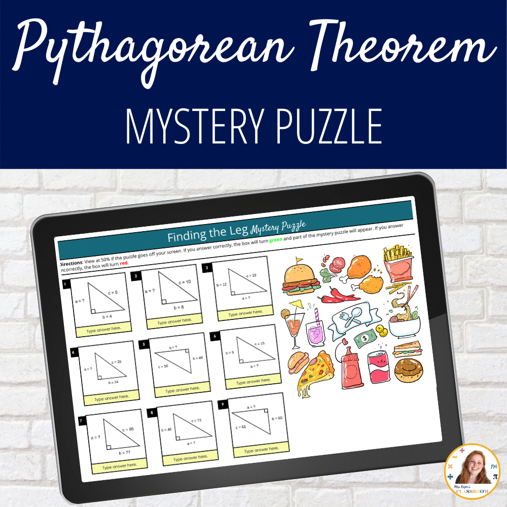 The Pythagorean Theorem – Miss Kuiper's Classroom
