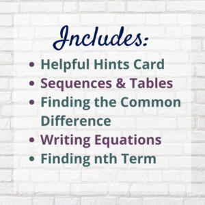 Arithmetic Sequences Algebra 1 Mystery Puzzle - Miss Kuiper's Classroom