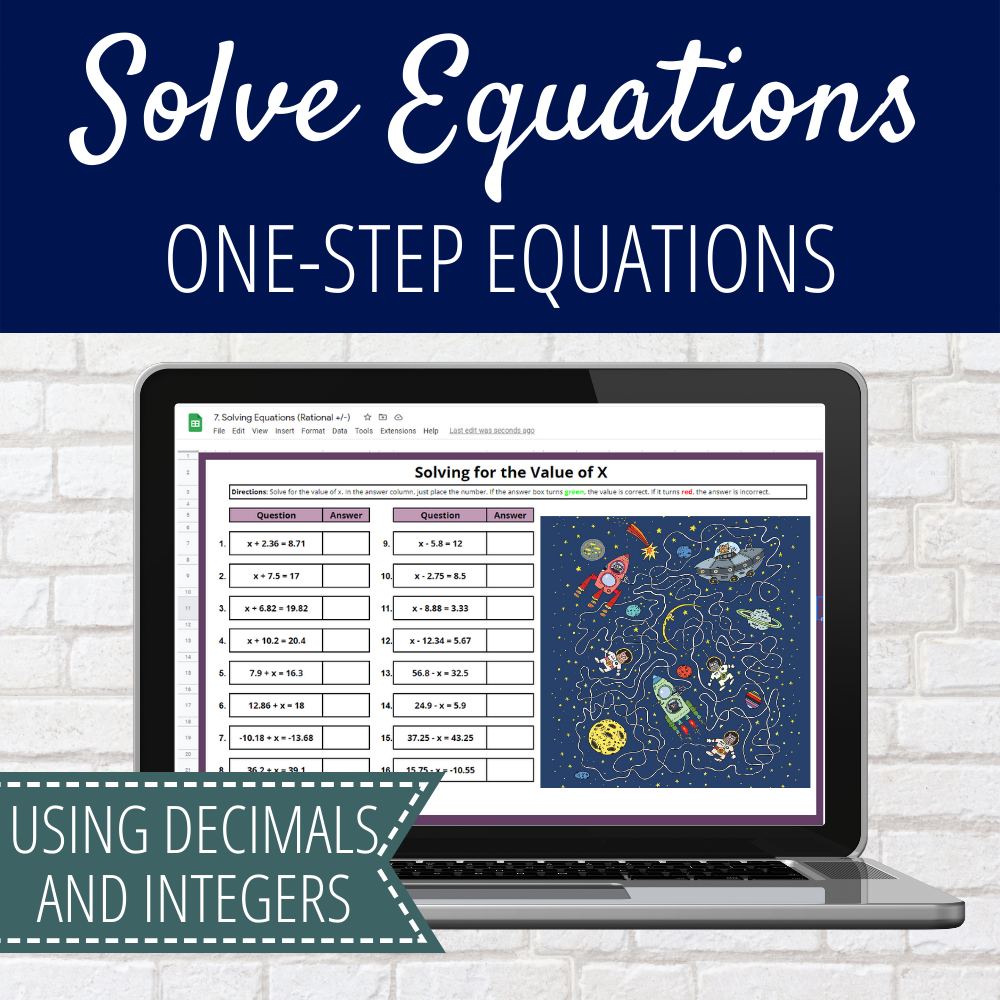 Scaffolded Unit Plan: Solving One Step Equations – Miss Kuiper's Classroom